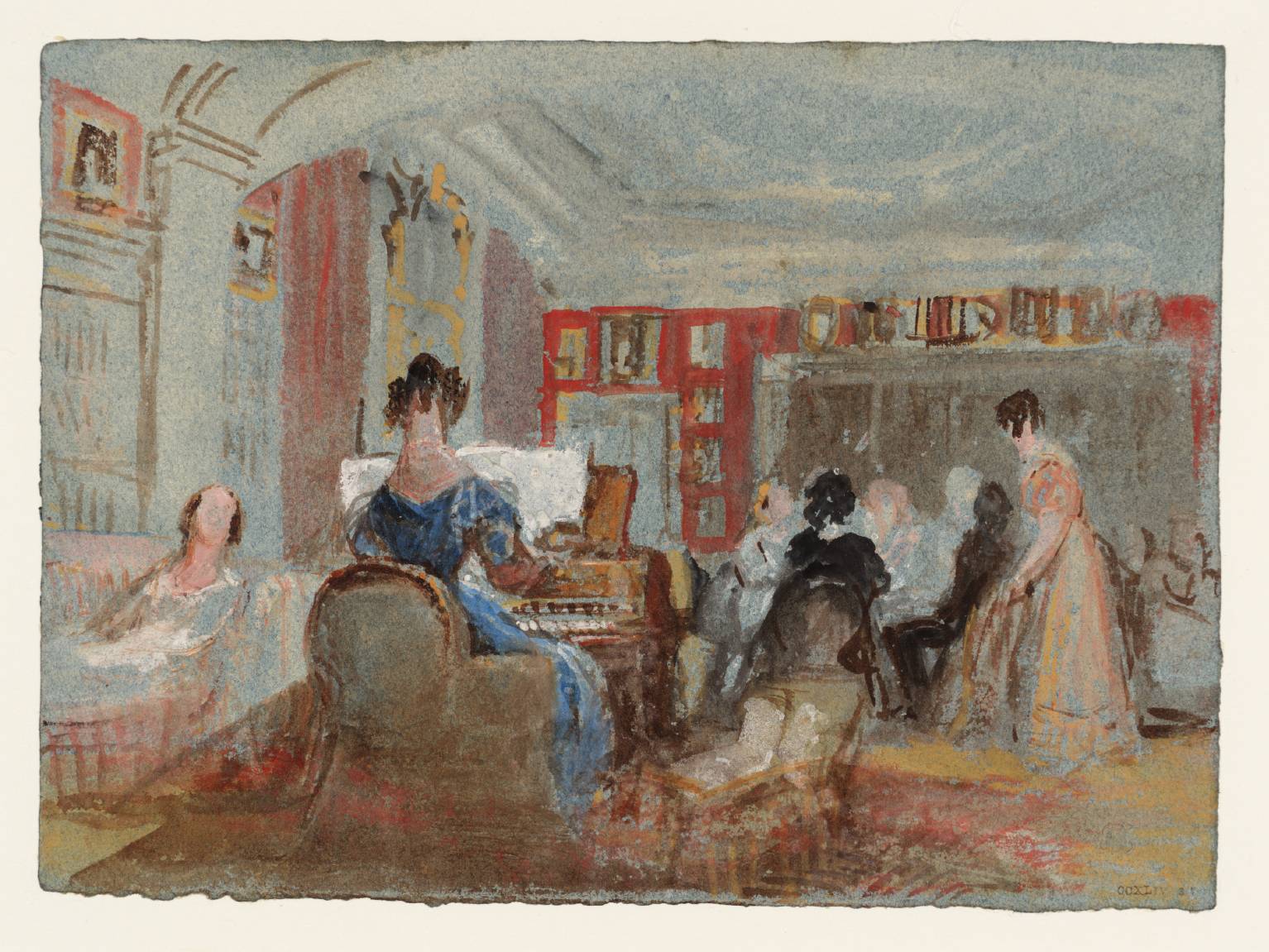 Music in the White Library 1827 by Joseph Mallord William Turner 1775 ...